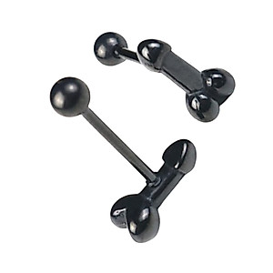 Sexy Genital Tongue Piercing Barbell Tongue Rings Surgical Stainless Steel Bars Tounge Ring Women Body Jewelry Durable Processed