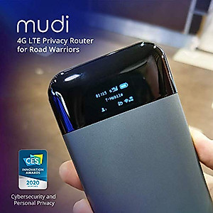 GL.iNet GL-E750 (MUDI) 4G LTE OpenWrt VPN Router, T-Mobile ONLY, 128GB Max MicroSD, 7000mAh Battery, OpenVPN, WireGuard, Tor, Router That You can Program (EC25-AF Module), North America only
