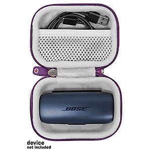 Protective Case for Sony WF-SP800N Truly Wireless Sports, Also fit for Sony WF-1000XM3 Industry Leading Noise Canceling Truly Wireless Earbuds, Bose SoundSport Free Charger Box (CASE ONLY)