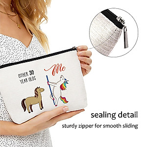 30th Birthday Gifts for Her Fun 30th Birthday Gifts for Women - 1993 Birthday Gifts for Women, 30 Years Old Birthday Gifts Makeup Bag for Mom, Wife, Friend, Sister, Her, Colleague, Coworker