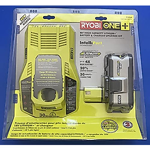 RYOBI - ONE+ 18V HIGH Performance Lithium-Ion 4.0 Ah Battery and Charger Starter Kit - PSK004