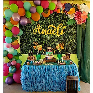 SJOLOON Green Leaves Backdrop Grass Backdrop Natural Green Lawn Party Photography Backdrop Birthday Newborn Baby Lover Wedding Photo Studio Props 10923 (10x8FT)