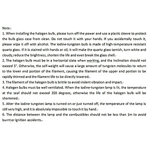 CTKcom 250-Watt 3.1-Inch T3 Halogen Bulbs(5 Pack) - J Type 78mm Double Ended 120 Volts 250 Watt T3 Halogen Bulbs R7S Double Ended Filament Flood Lights Quartz Tube Lamps 120V,5 Pack