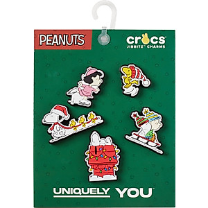 Crocs Jibbitz 5-Pack Holiday Shoe Charms | Jibbitz for Crocs, Charlie Brown Christmas, Small