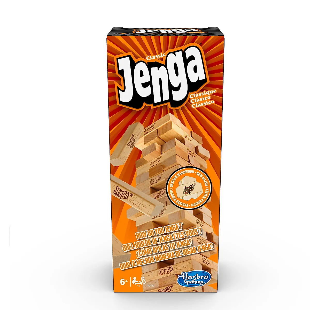 Hasbro Gaming Jenga Classic and Connect 4 Game Bundle