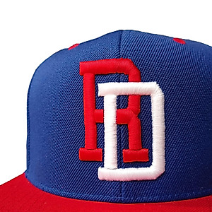 Peligro Sports Adult Snapback Flat RD Hats (Snapback/Royal-Red)