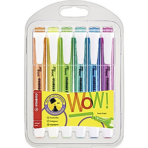 Highlighter - STABILO Swing Cool - Pack of 6 - Assorted Colors