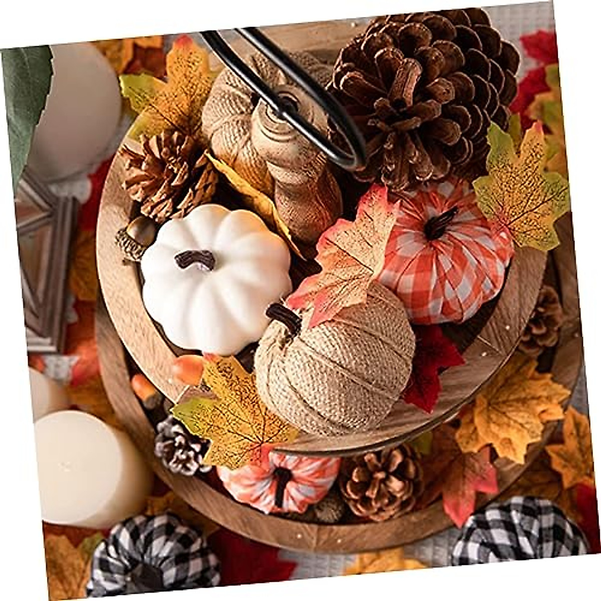 IMIKEYA 60 Pcs Thanksgiving Pumpkin Foam Pumpkins Fall Decorations Halloween Pumpkins Simulated Pumpkin Decor Scene Layout Pumpkin Decor Artificial Pumpkin Ornament Statue Rope