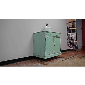 Federal Brace Sento Floating Vanity Support Bracket in Black | 18" D x 18" W x 2" H | Made in America