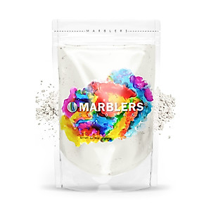 MARBLERS White Mica Powder Colorant [Cream White] 3oz (85g) | Cosmetic | Epoxy Resin Pigment | Dye | Non-Toxic, Vegan, Cruelty-Free | Lip Gloss, Nails, Body Butter | Bath Bomb, Candle & Soap Making