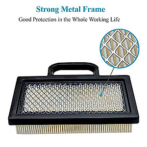 HEYZLASS 2Pack 499486S 698754 Air Filter with Pre Cleaner - Compatible with Briggs and Stratton 18-26 HP Intek V-Twins Engine John Deere Husqvarna Lawn Mower Tractor