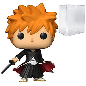 POP Bleach - Ichigo Bankai Tensa Zangetsu (AAA Anime Exclusive) Funko Vinyl Figure (Bundled with Compatible Box Protector Case), Multicolor, 3.75 inches