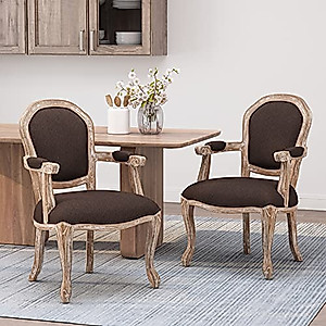 Christopher Knight Home Baldner Dining Chair Sets, Brown