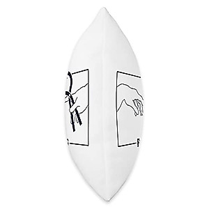 Forging Tools Equipment Kit Gifts For Beginners Michelangelo Creation of Adam Forging Blacksmith Throw Pillow, 18x18, Multicolor