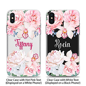 Case Charming Case for iPhone 15 Pro Max 14 13 12 mini 11 XS XR X 10S 10R 10 8 Plus 7 SE Personalized Custom Name Monogram