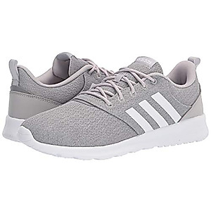 adidas Women's QT Racer 2.0 Running Shoe, Grey/White/Grey, 7.5