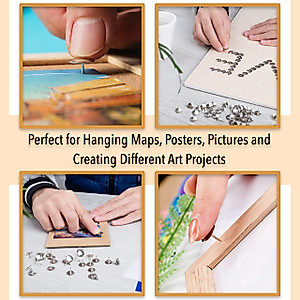 Mr. Pen Thumb Tack, Flat Push Pins, Silver Thumb Tacks, 500 Pack