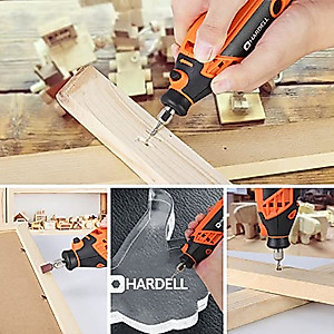 HARDELL Rotary Tool Accessories Kit 282 Pcs, Power Rotary Tool Bits 1/8''(3.2mm) Diameter Shanks Universal Fitment for Easy Cutting, Sanding, Grinding, Sharpening, Drilling, Carving, Polishing