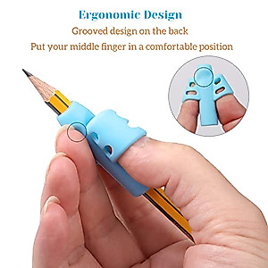 3Pack Pencil Grips for Kids Toddlers 2-4 Years Handwriting Posture Correction Training Writing Aid Tools, Pencil Grippers Holder for Kindergarten Classroom, Preschoolers, Beginning Writer Special Need