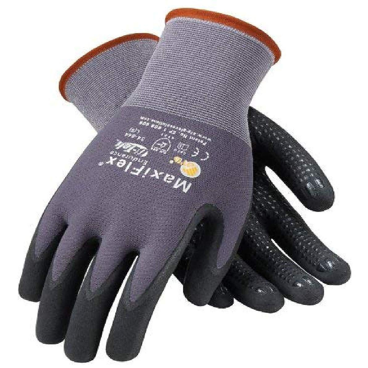 PIP 34-844/L MaxiFlex Endurance Knit Glove, Large, Gray (Pack of 12)