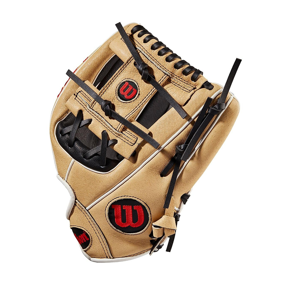 Wilson 2022 A450 11.5" Infield Baseball Glove - Black/Blonde, Right Hand Throw