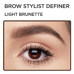 L'Oreal Brow Stylist Definer Waterproof Eyebrow Pencil, Light Brunette 0.003 Ounce (1 Count)