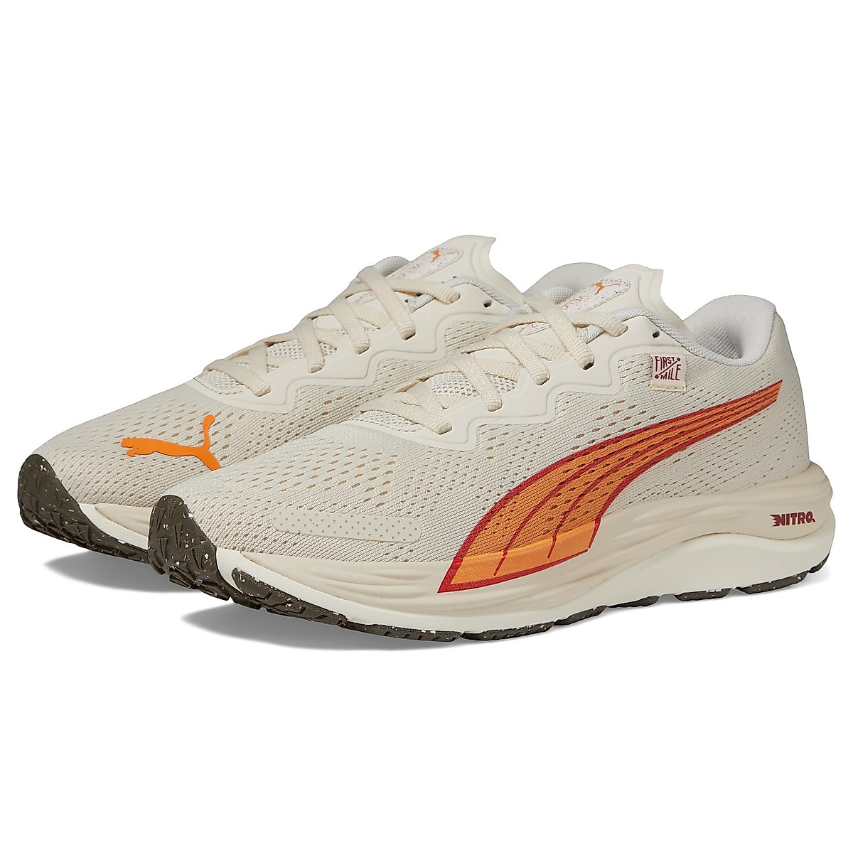 PUMA Velocity Nitro 2 First Mile Warm White/Bright Melon 8 B (M)