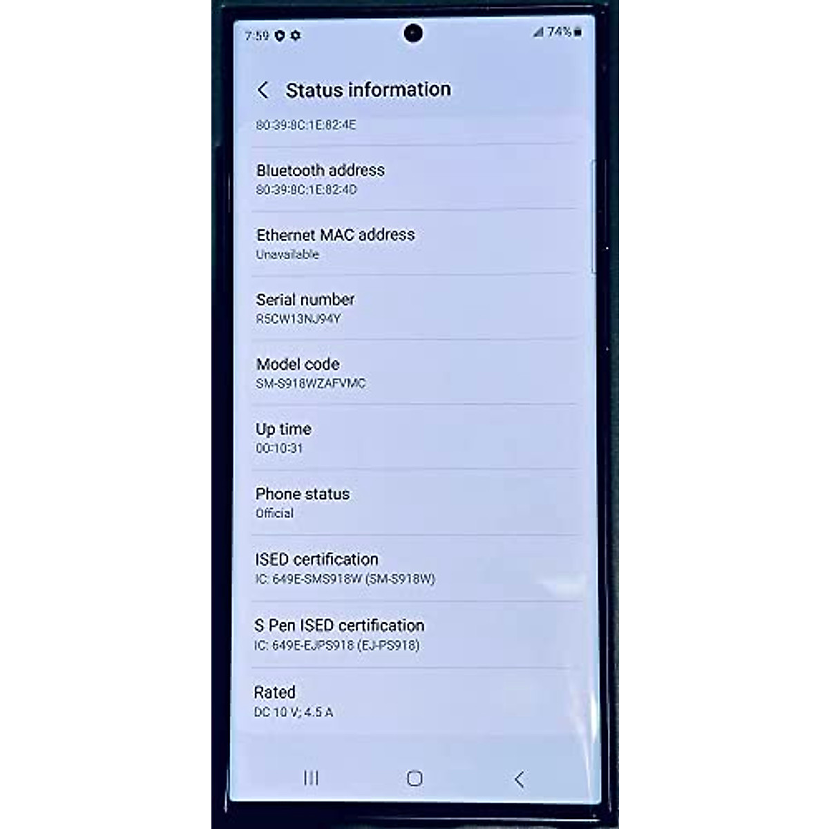 SAMSUNG Galaxy S23 Ultra 5G, US Version, 1TB, Cream - Unlocked (Renewed)