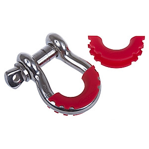Daystar, Red D-Ring Shackle Isolator, protect your bumper and reduce rattling, KU70056RE, Made in America