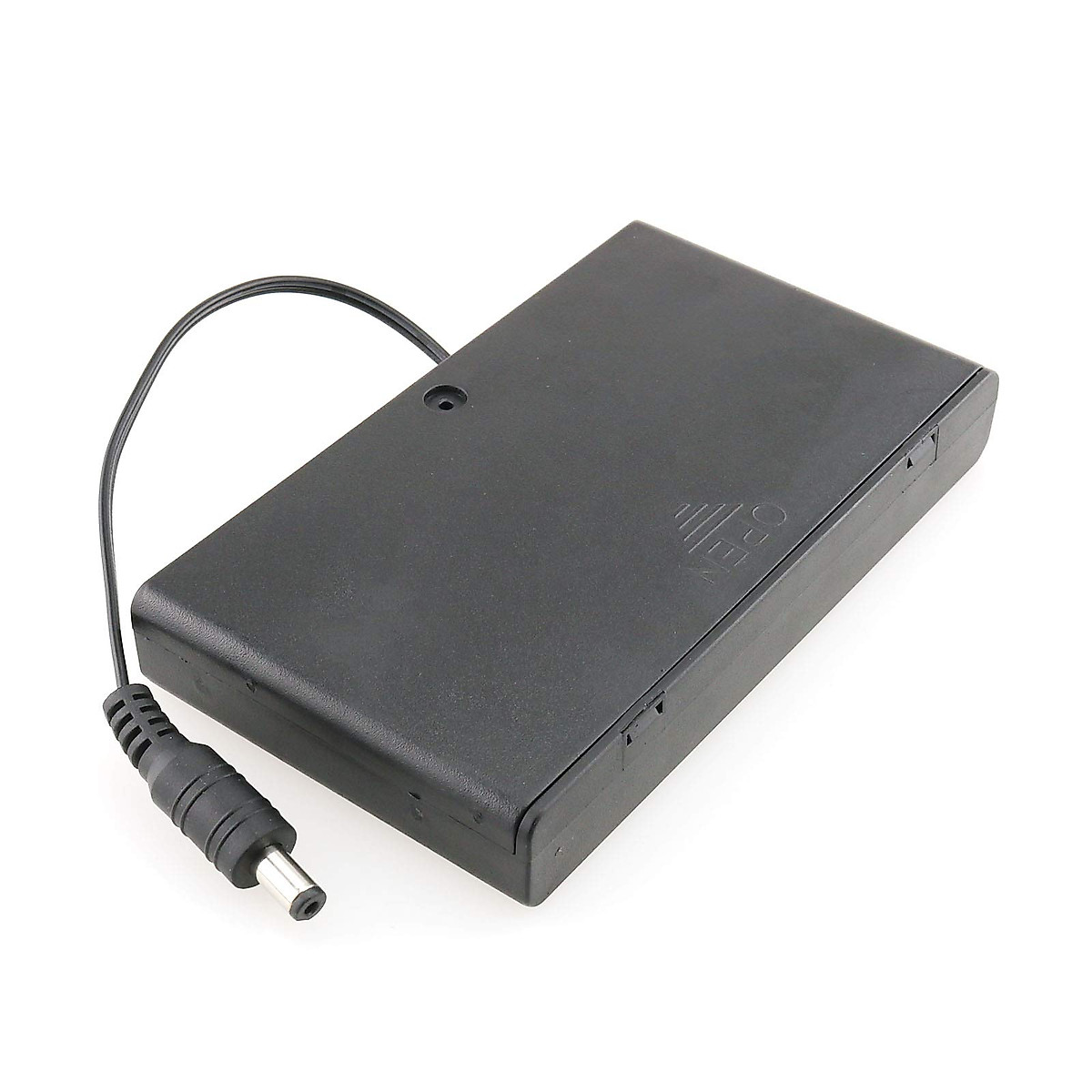 ITROLLE 8 x AA Battery Holder 8x1.5V 12V Black Battery Case Box with DC 5.5x2.1mm Male Connector and ON/Off Switch