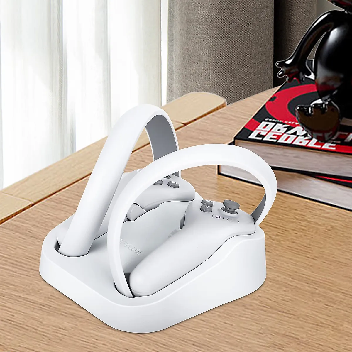 VR Controller Holder Display Stand for Pico4,VR Handle Controller Mount Station Desktop Storage Bracket,16*15.7*5cm