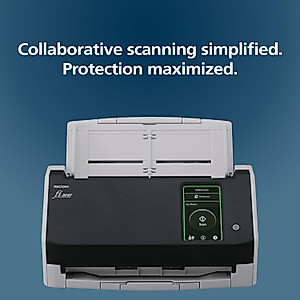 RICOH fi-8040 Premium Fast Front Office & Desktop Document, Receipt, ID Card Scanner with 50 Page Auto Feeder and PC-Less DirectScan Network Scanning Capability with 4-Year Advance Exchange Warranty