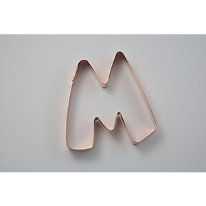 The Letter M Copper Alphabet Cookie Cutter