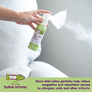 Boogie Micro-Mist Inhaler Saline Spray 1.7oz Unscented - Pack of 1