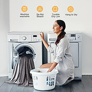 Wemore Cooling Blanket for Hot Sleepers, Summer Cool Blankets That Absorb Body Heat to Keep Cool on Hot Night, Ultra-Cool Lightweight Jacquard Blanket for Bed Sofa, Grey, Twin Size 60 X 80 Inches