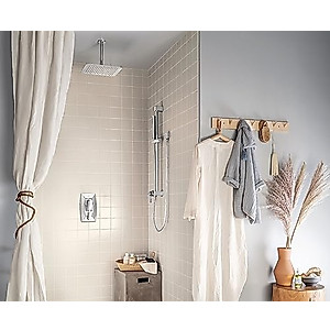 Moen ExactTemp 3/4-Inch IPS Rough-In Thermostatic Shower Valve with Check Stops, S3371