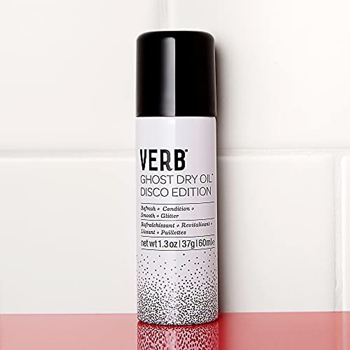 VERB Ghost Dry Oil Disco Edition – Vegan Weightless Hair Oil – Conditioning Hair Treatment Oil Protects and Detangles – Dry Hair Finishing Oil – Lightweight Hair Oil Adds Shine, 1.3 fl oz