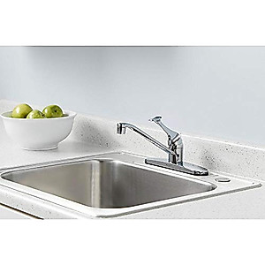 Single-Handle Standard Kitchen Faucet in Chrome