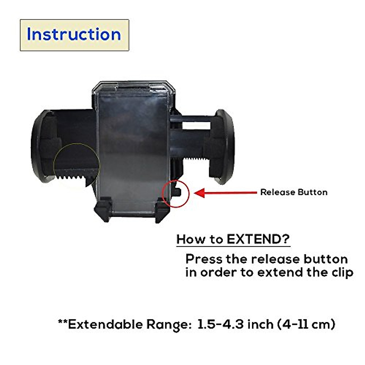 Car Holder, 360 Adjustable Car Multi-Direction Mount Holder Stand Cradle for iPhone 6, Car Windshield Suction Cup Stand Mobile Holder for Mobile / MP4 / PDA/GPS/PSP