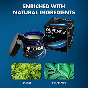 Defense Soap Organic Tea Tree Ointment | All Natural Herbal Salve for Skin, Wrestling, Jiu Jitsu, Bjj. 2 Oz Jar