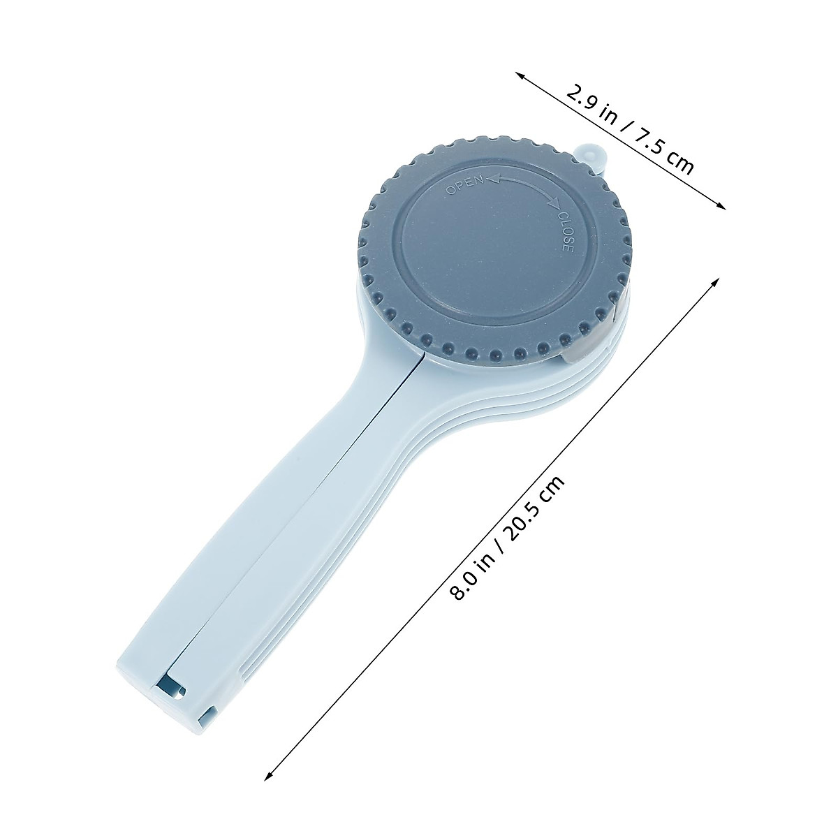 Hemoton 2Pcs Snack Bag Sealing Clips with Pour Spout,Reusable Food Storage Clamps for Chips and Snacks,Chip Bag Clip Airtight Bag Clip,Plastic Food Sealer Clips for Easy Pouring