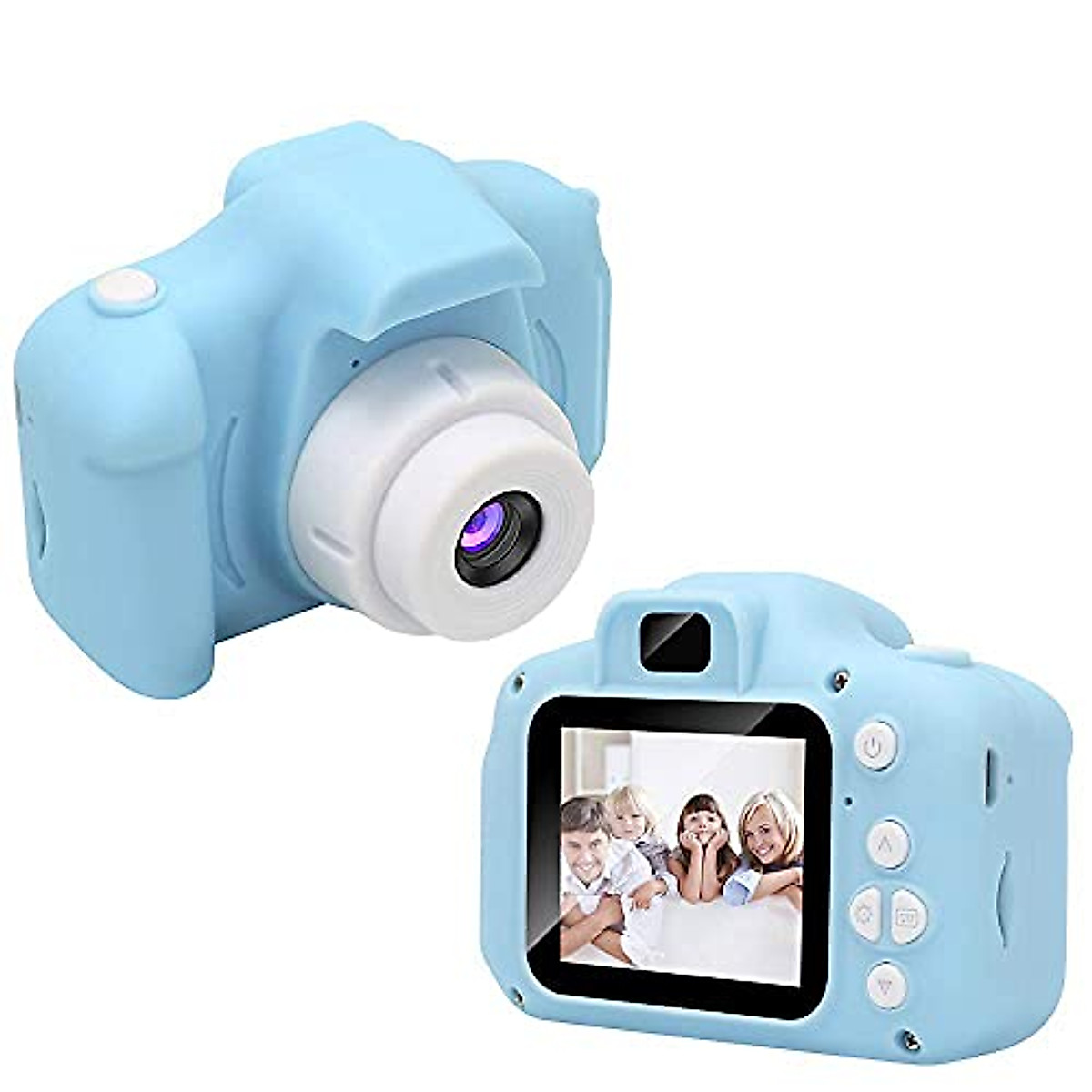 Kids Camera, Christmas Birthday Kids Camera for Boys Girls Age 3-9, Kid Camera for Toddler, Video Camera for Kids, Kids Digital Camera, Kidizoom Camera, Mini Camera for Kids with 32GB SD Card (Blue)