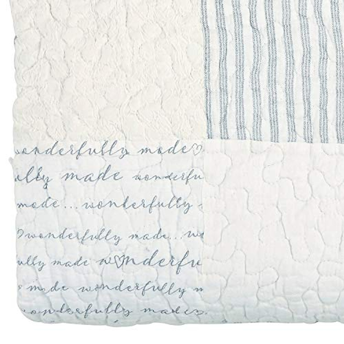 Stephan Baby Heirloom-Quality Pieced Crib Quilt, Wonderfully Made (G2143)