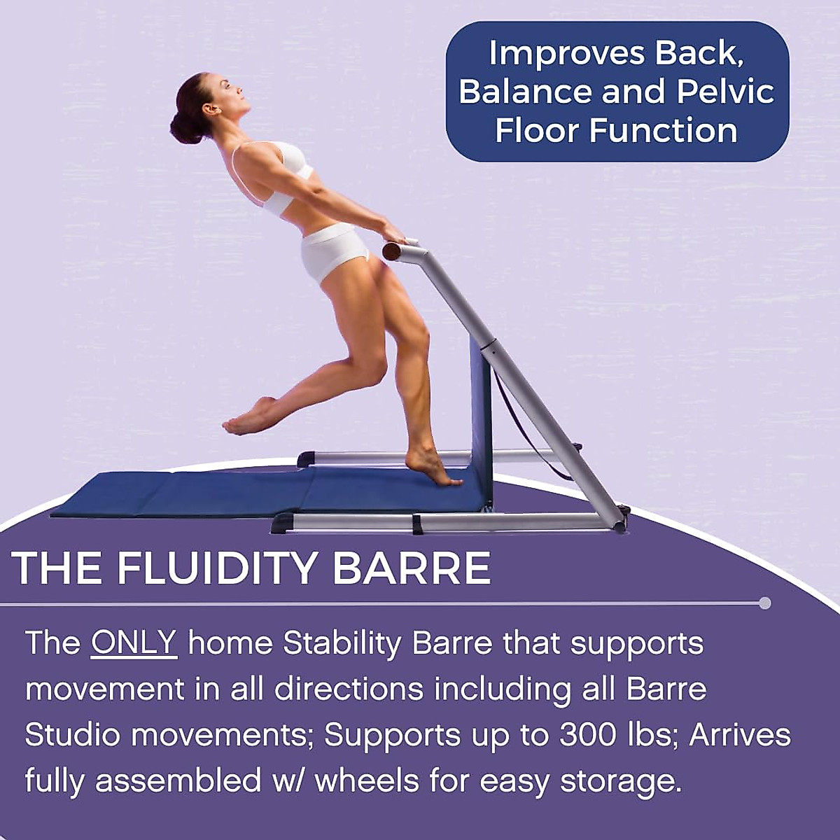 The Original Fluidity Barre System with 30-day free Fluidity Barre Online Classes