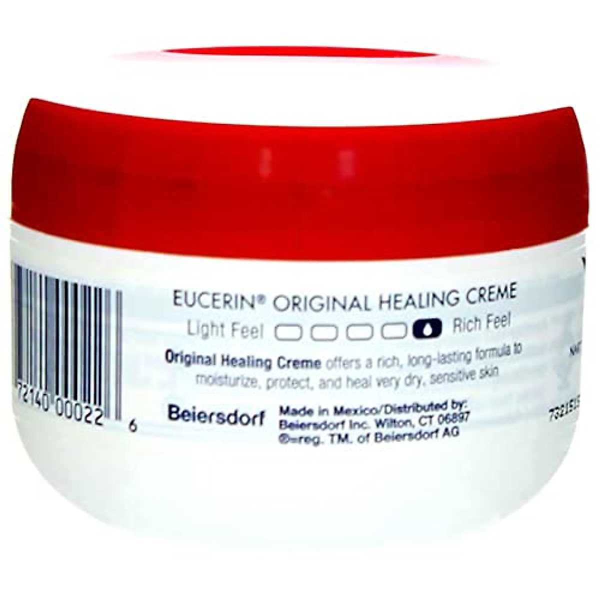 Eucerin Original Healing Rich Feel Creme 4 oz (Pack of 4)