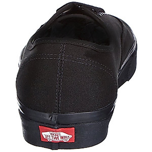 Vans Unisex Authentic Black/Black Canvas VN000EE3BKA Mens 11, Womens 12.5