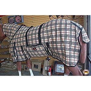 HILASON 75 Inches Horse Fly Sheet Ultra Violet Rays Protect Mesh Bug Mosquito Summer Spring | Fly Sheet | Horse Turnout Sheet | Fly Sheet for Horses | Bug and Mosquito Protection | Fly Sheet for Horse