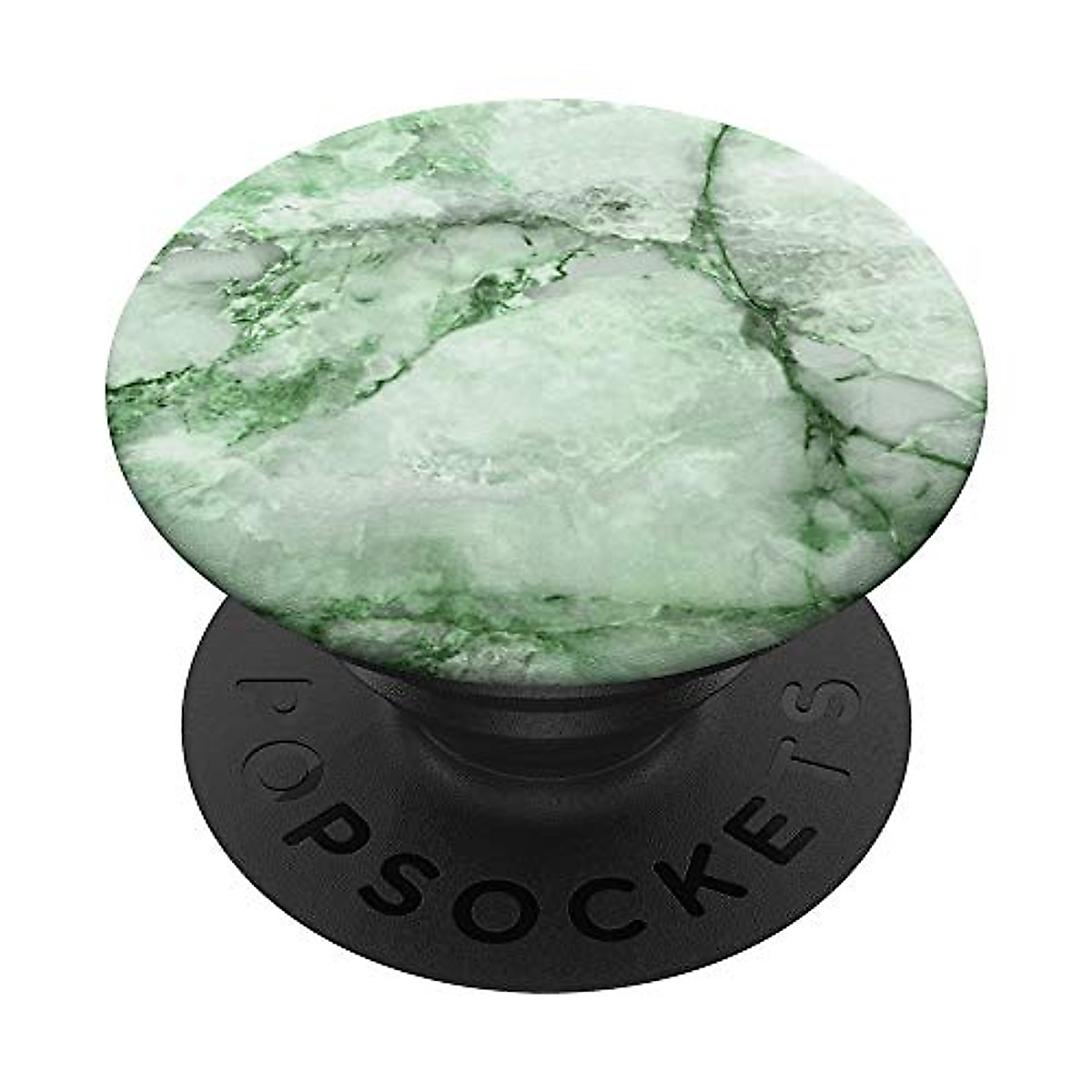 Brave New Green Marble-Look - Simple Elegant Calm Modern PopSockets PopGrip: Swappable Grip for Phones & Tablets