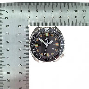 QM Diver 300M Mens WatchSwiss Swiss Movment Analog Stainless Steel Vintage Classcial Ceramic Bezel Saphire Glass 8022 (SM8022D)