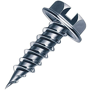 Malco HW7X1/2ZT Zip-in Self Piercing Screw, 1,000-Pack